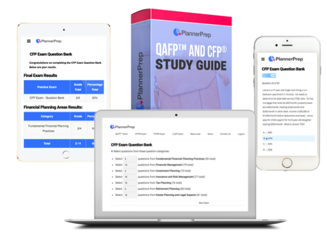PlannerPrep’s CFP® Exams – Question Bank and Study Guide – PlannerPrep