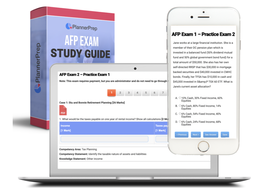 PlannerPrep’s AFP Exam 1 and Exam 2 Practice Exams and AFP Study Guide ...